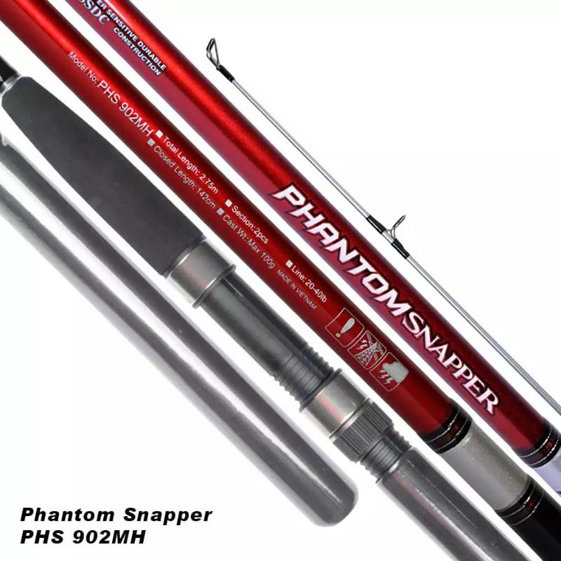 Jual Joran Daiwa Phantom Snapper 602-1002 MH | Full Fuji | Popping | casting | Shopee Indonesia