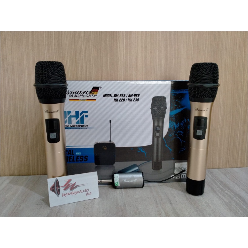 Jual mic wireless Bismarck bm220 (TANYAKAN STOK TERLEBIH DAHULU ...