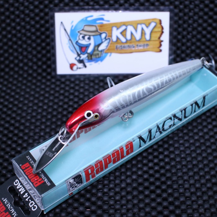 Jual Rapala CDMAG14 RED HEAD UV 14cm 36gr Body Kayu Bibir Besi Minnow Lure | Shopee Indonesia