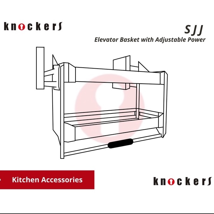 Jual Knockers Elevator Basket Dish Rack SJJ B | Shopee Indonesia