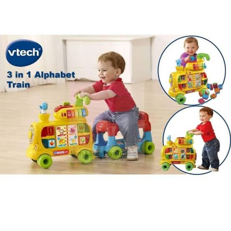 Jual Vtech Alphabet Train sit to stand Preloved - NO CACAT dan LENGKAP ...
