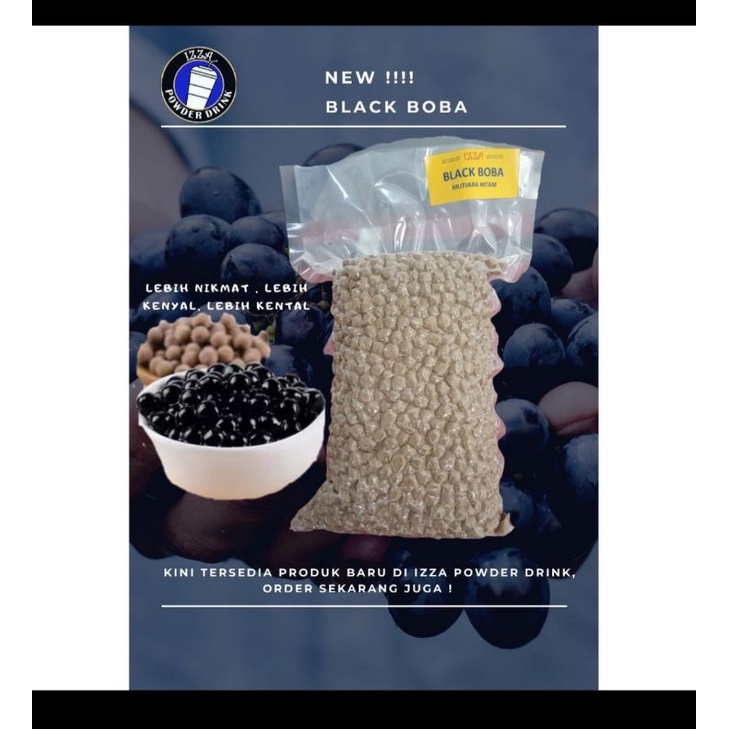 Jual boba/toping minuman /minuman viral /Black boba, boba tea , buble ...