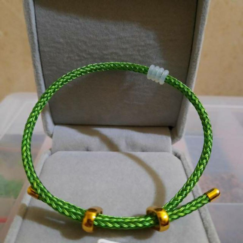 Jual Gelang Tali Kawat Serut Satu Warna Polos Waterproof | Shopee Indonesia
