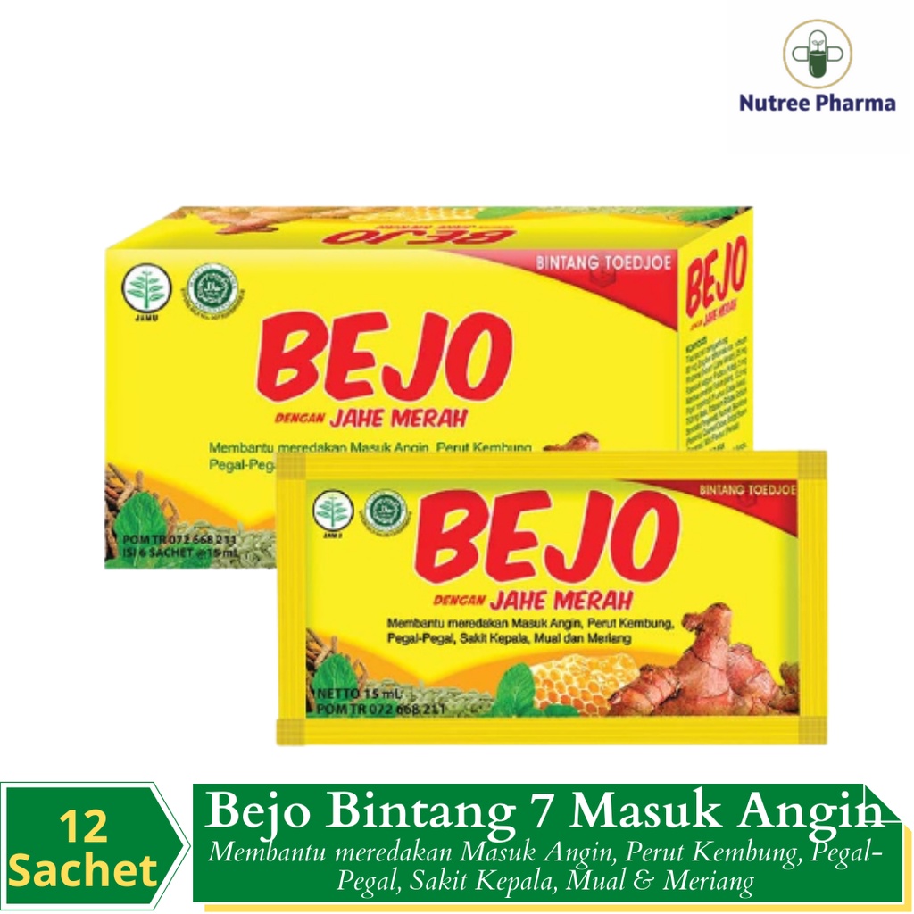Jual Bejo Bintang 7 Masuk Angin Box isi 12 Sachet | Shopee Indonesia