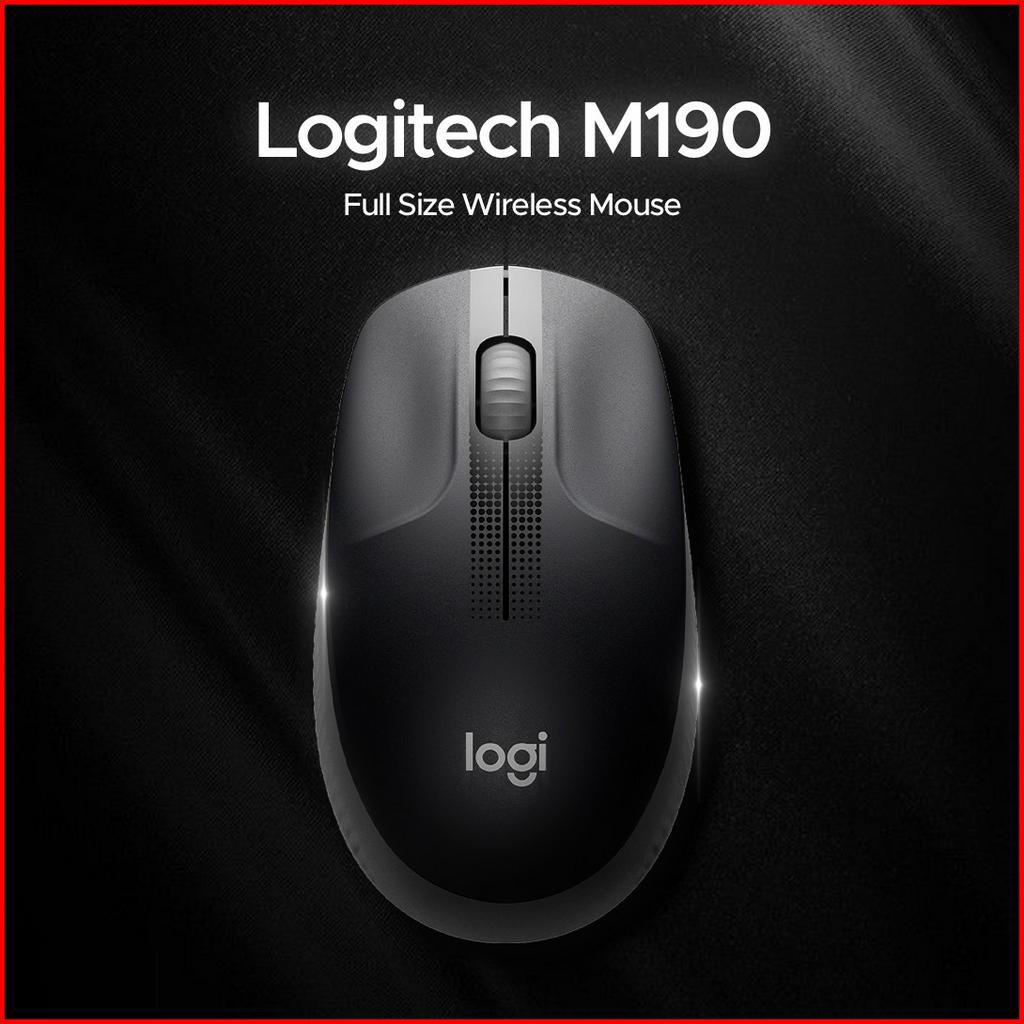 Jual Logitech Full Size Wireless Mouse - M190 | Shopee Indonesia