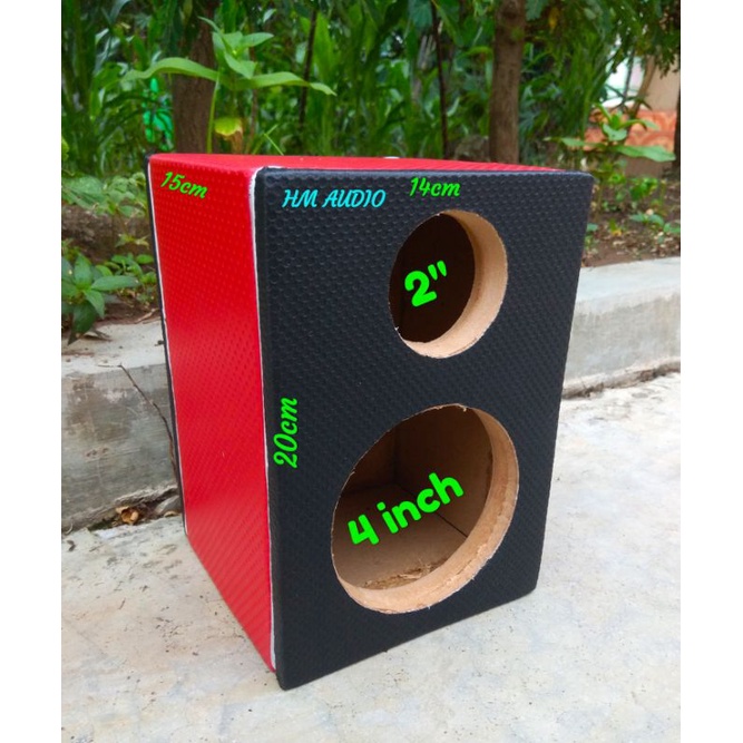 Jual Box Speaker 4 inch bahan mdf bungkus oscar | Shopee Indonesia