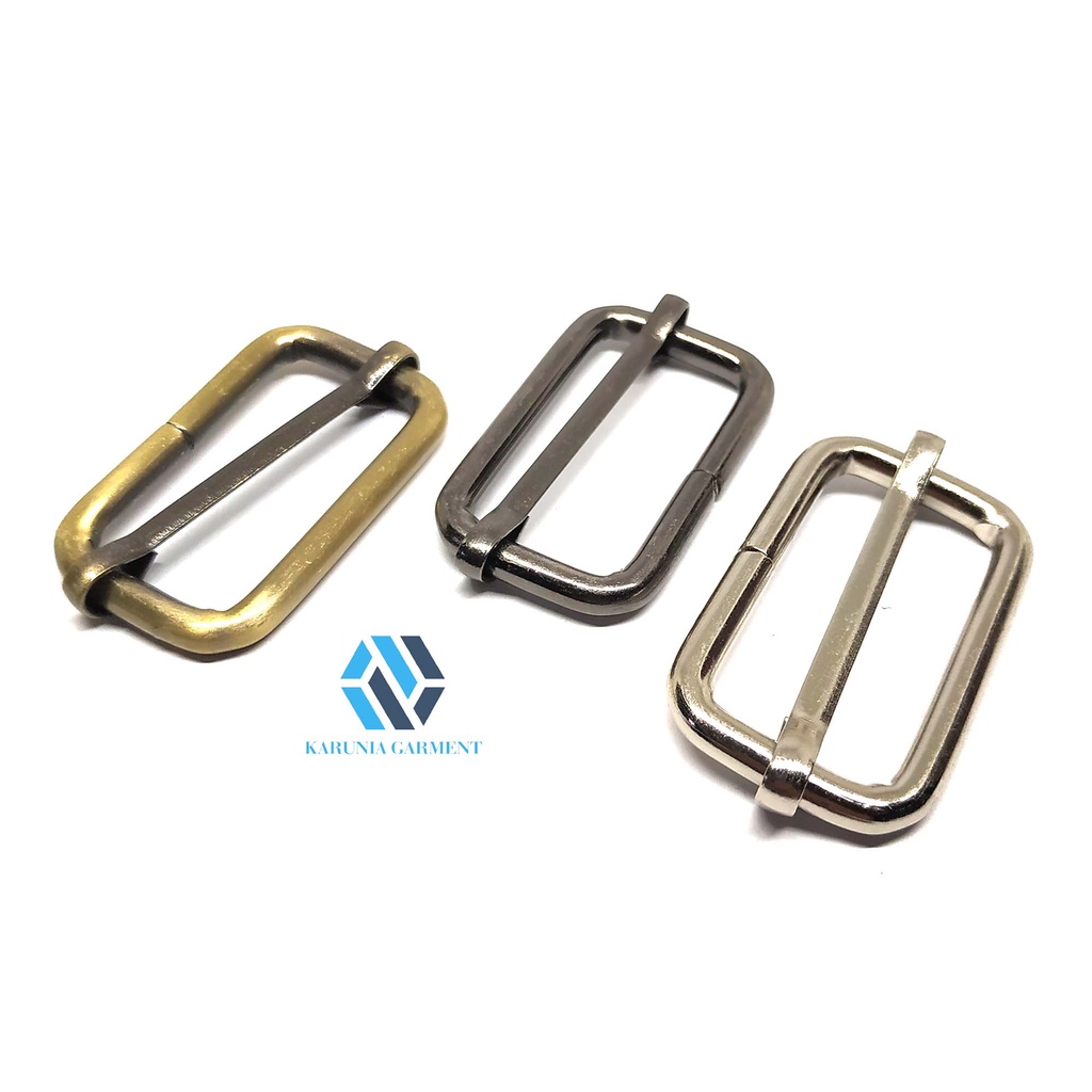Jual RING JALAN GESPER TALI WEBBING TAS 3.8 CM BAHAN BESI TEBAL STRAP ...