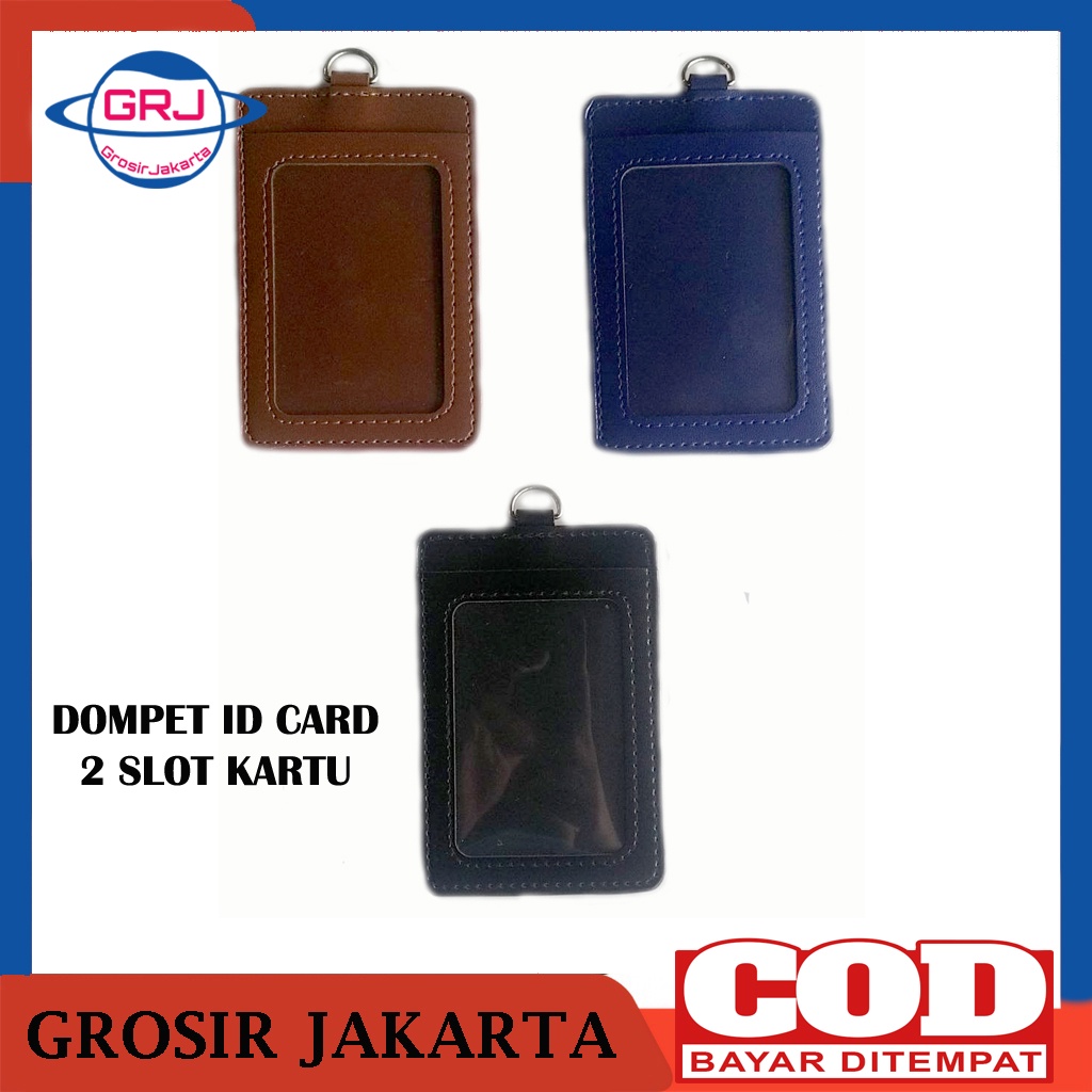 Jual DOMPET ID CARD 2 SLOT KARTU | Shopee Indonesia