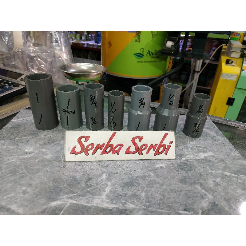 Jual (AW SOCKET OPERAN 1/2 3/4 1) Fitting pipa sambung reducer | Shopee ...