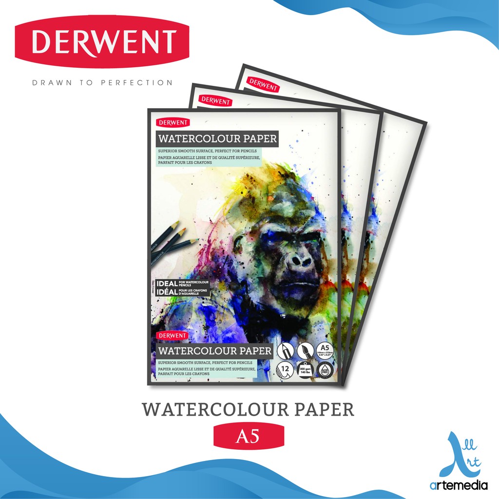 Jual Derwent A5 Watercolor Pad Paper | Shopee Indonesia
