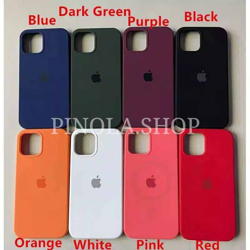 Jual SILICONE WITH MAGSAFE IPHONE 12 12PRO PRO SILIKON CASE FULL COVER ...