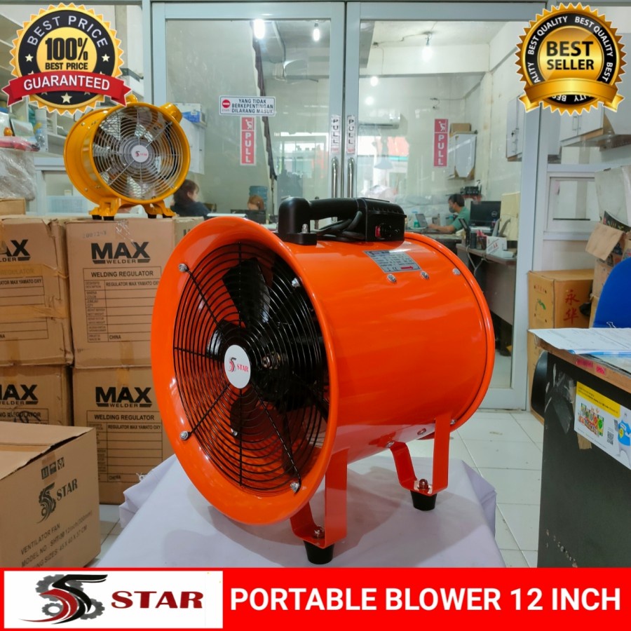 Jual PORTABLE BLOWER 12 INCH / PORTABLE VENTILATOR / INDUSTRIAL AIR ...
