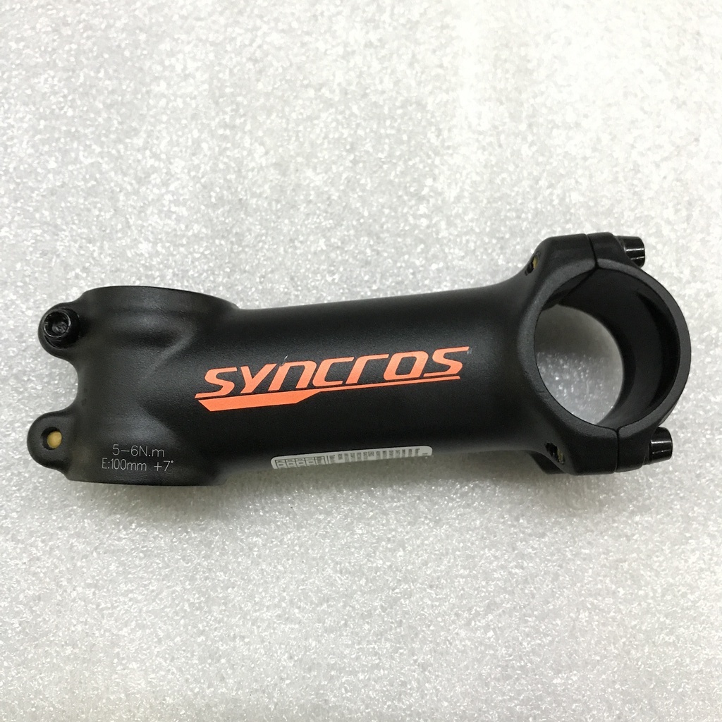 Jual Stem Syncros 100mm 10cm 31.8 Alloy Black Orange Original not Scott ...