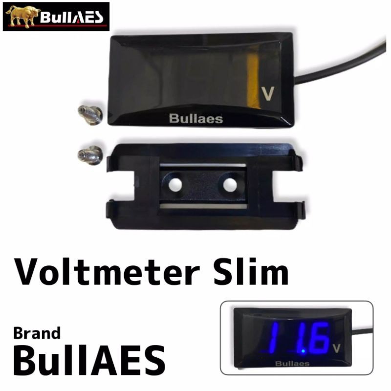 Jual Volt Meter Motor Volt Meter Aki Digital Alat Pengukur Aki Motor Bullaes Original | Shopee ...