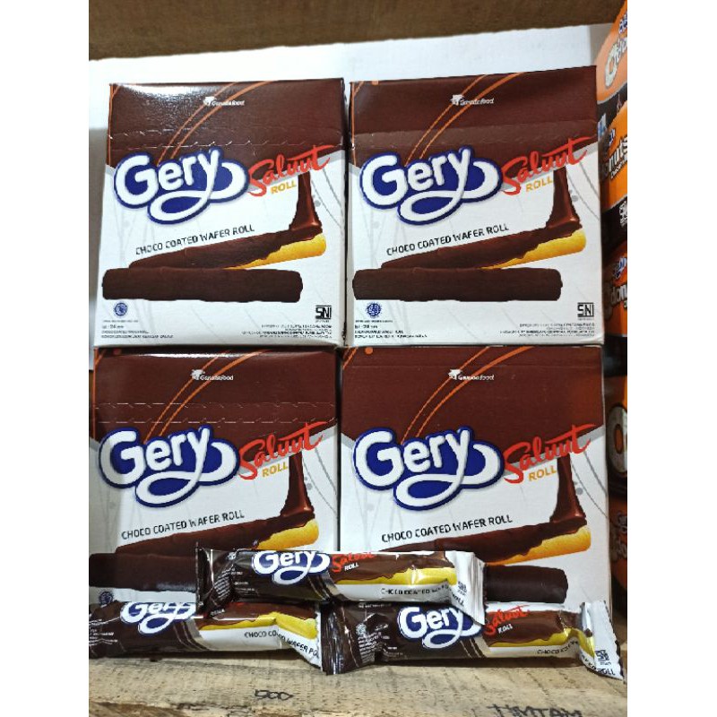 Jual GERY SALUUT ROLLS COKELAT BOX | Shopee Indonesia