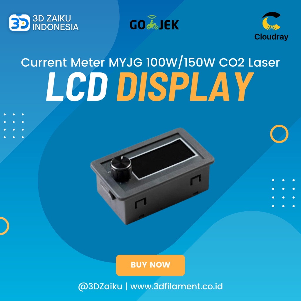Jual Original Cloudray LCD Display Current Meter MYJG 100W/150W CO2 ...