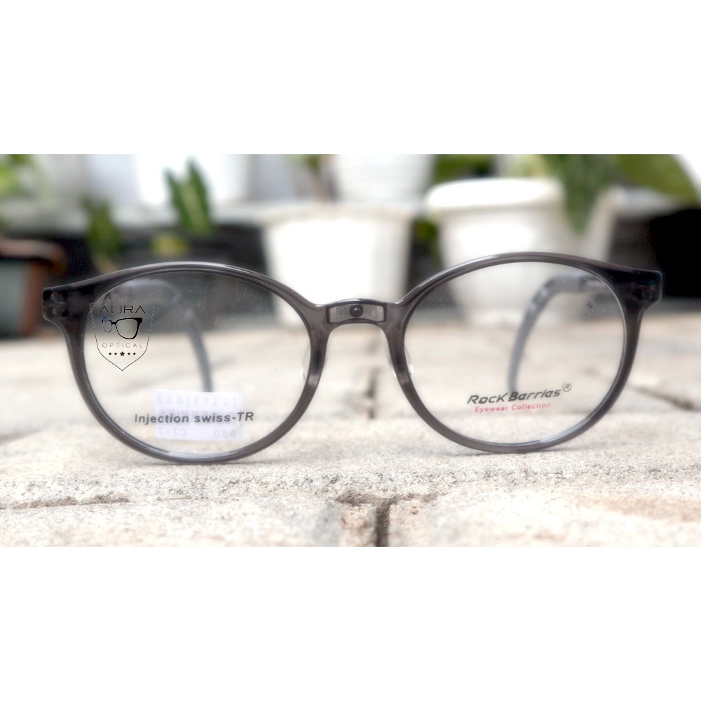 Jual Frame Kacamata Plastik Anak Ouval Abu Transparan ROCK BERRIES 833 ...