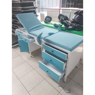 Jual Bed Partus Deluxe / meja periksa melahirkan 5 laci 1 loker bahan ...