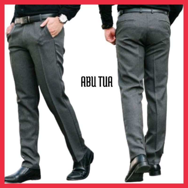 Jual CELANA PANJANG KAIN FORMAL SLIM FIT PRIA. | Shopee Indonesia