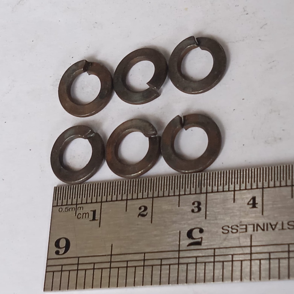 Jual RING VER M6 BAJA RING 6MM HITAM SPRING WAHSER M6 BAJA RING PER ...