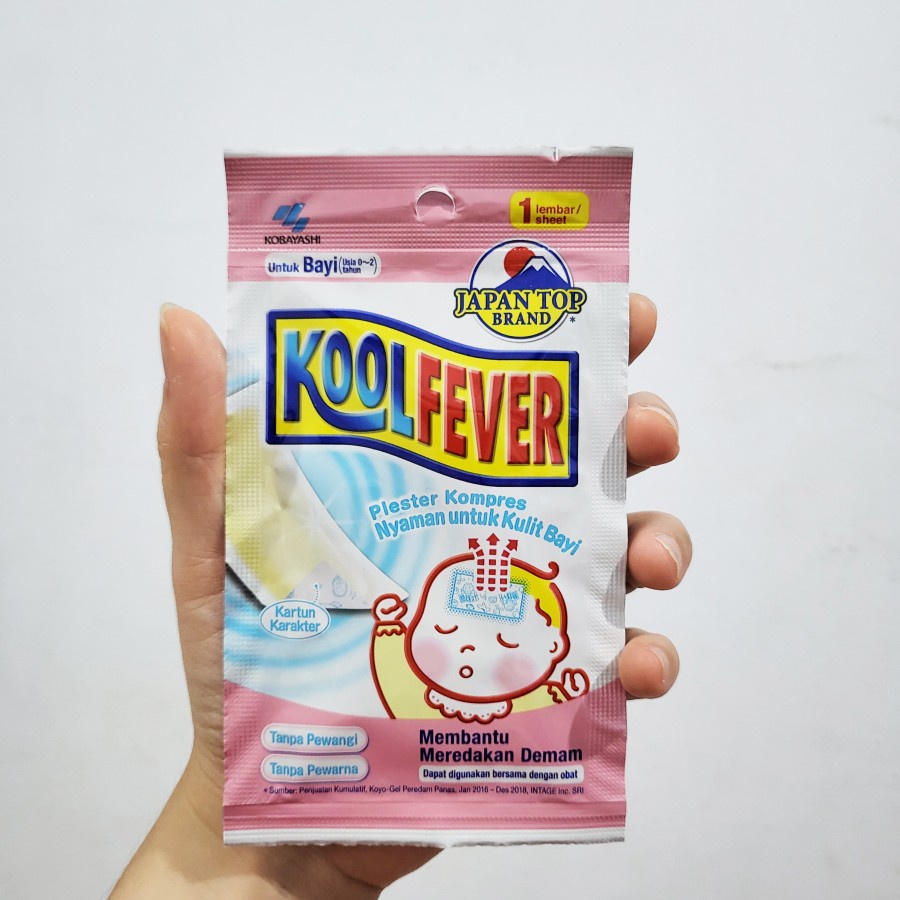 Jual KOOLFEVER BAYI / plester kompres demam BAYI - 1 sachet | Shopee ...