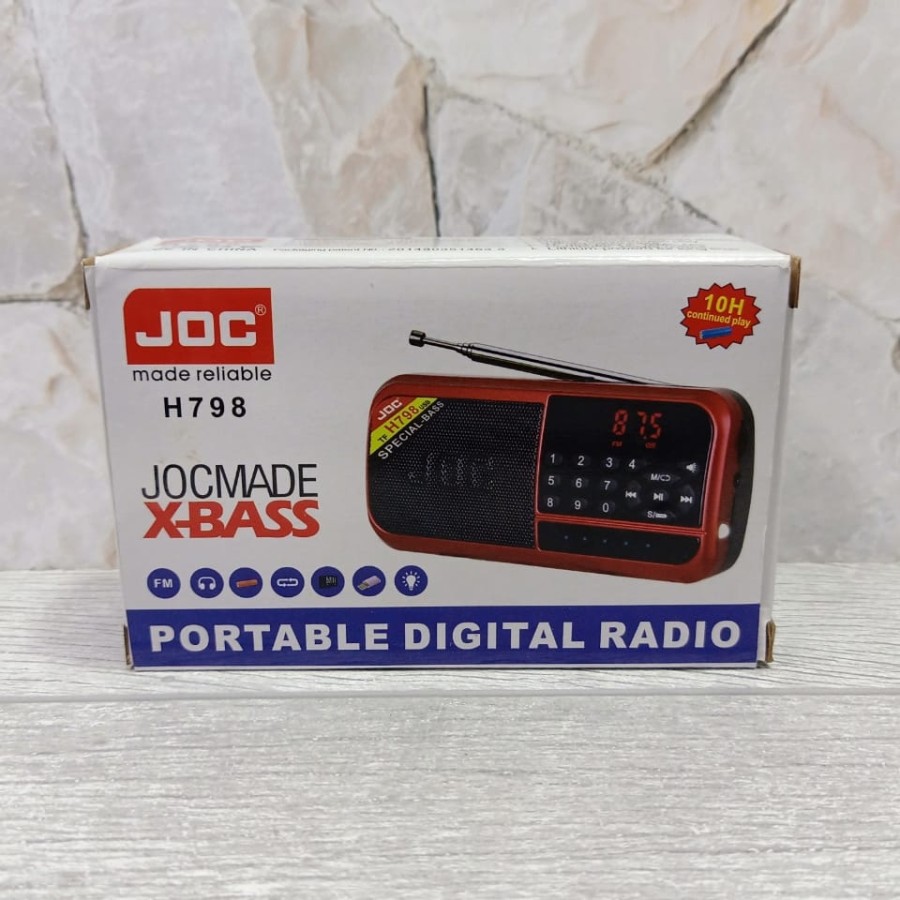 Jual Radio JOC Digital Portable H-789BT/Radio JOC Digital | Shopee ...