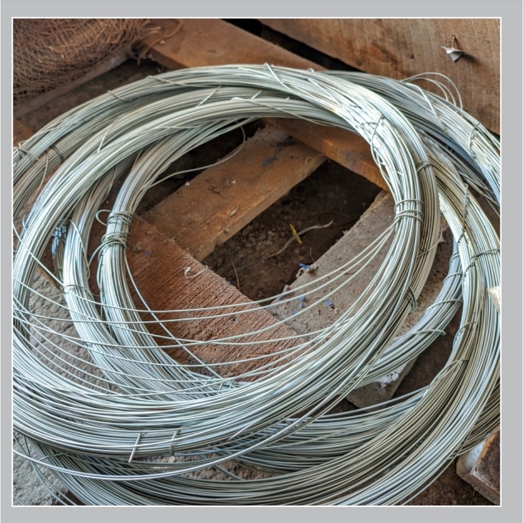 Jual Kawat Bendrat Putih Halus / Kawat ikat Licin Putih HARGA PER 1 kG ...