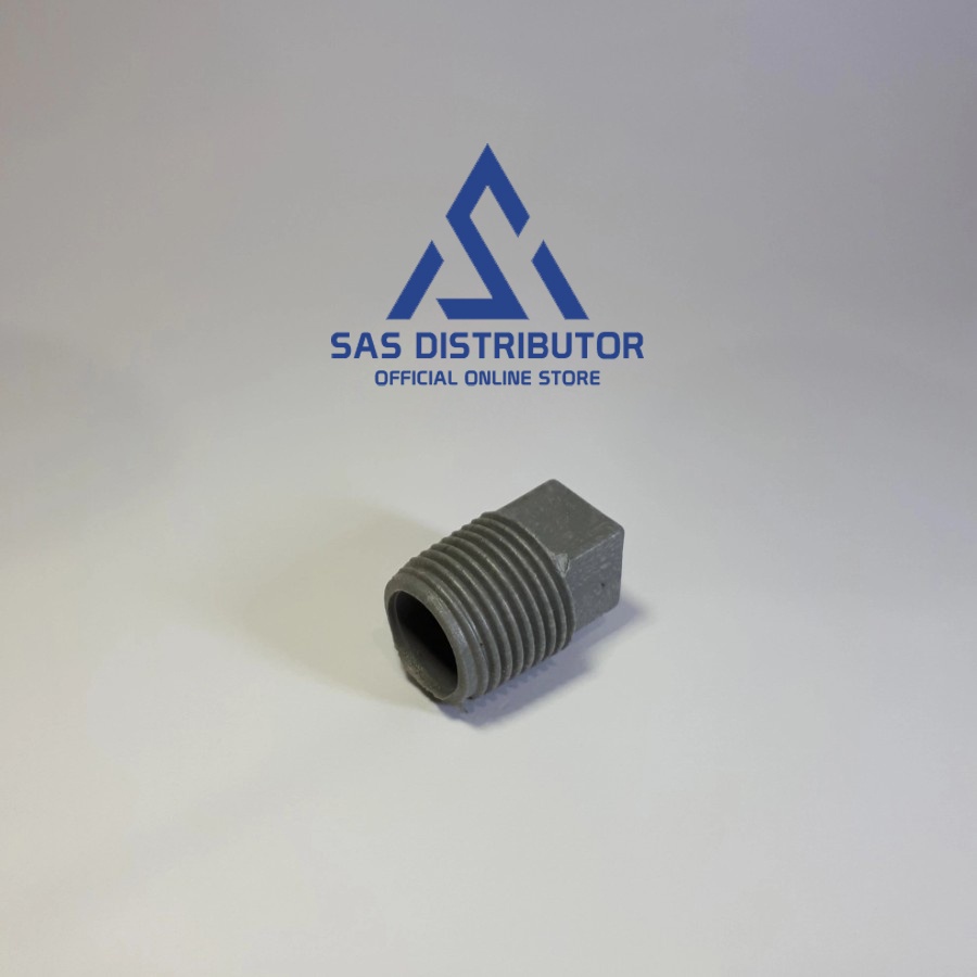 Jual Plug 1/2" inch PVC SUNRISE / Flug 1/2 in /Plu / Tutup Pipa Drat ...