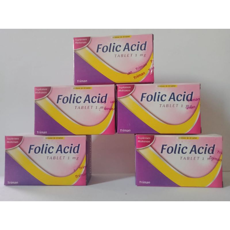 Jual Folic Acid 1mg isi 10 Tablet (Strip) | Shopee Indonesia