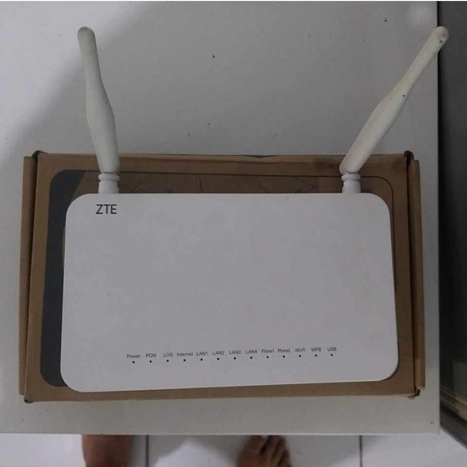 Jual MODEM ZTE F609 V3 PORT BIRU Unit&adaptor | Shopee Indonesia