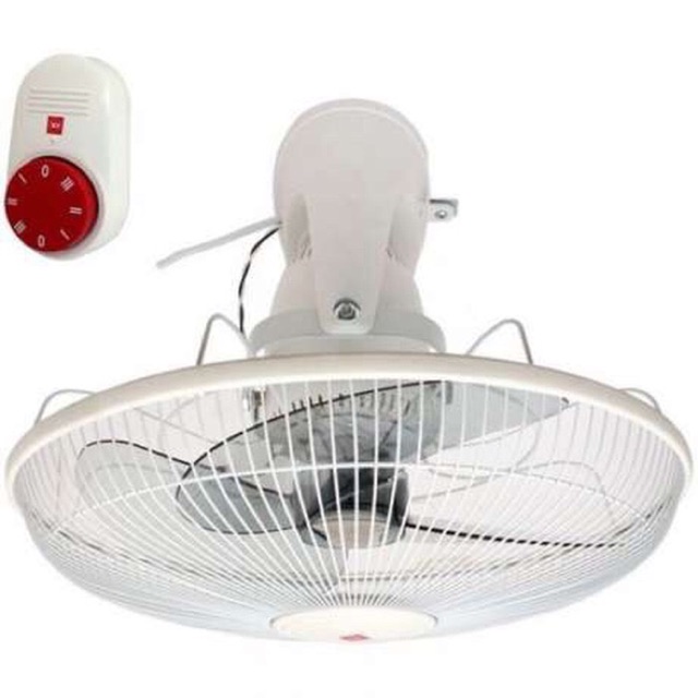 Jual Orbit auto fan KDK 16 inch. WR-40U kipas angin 360derajat. plafon ...