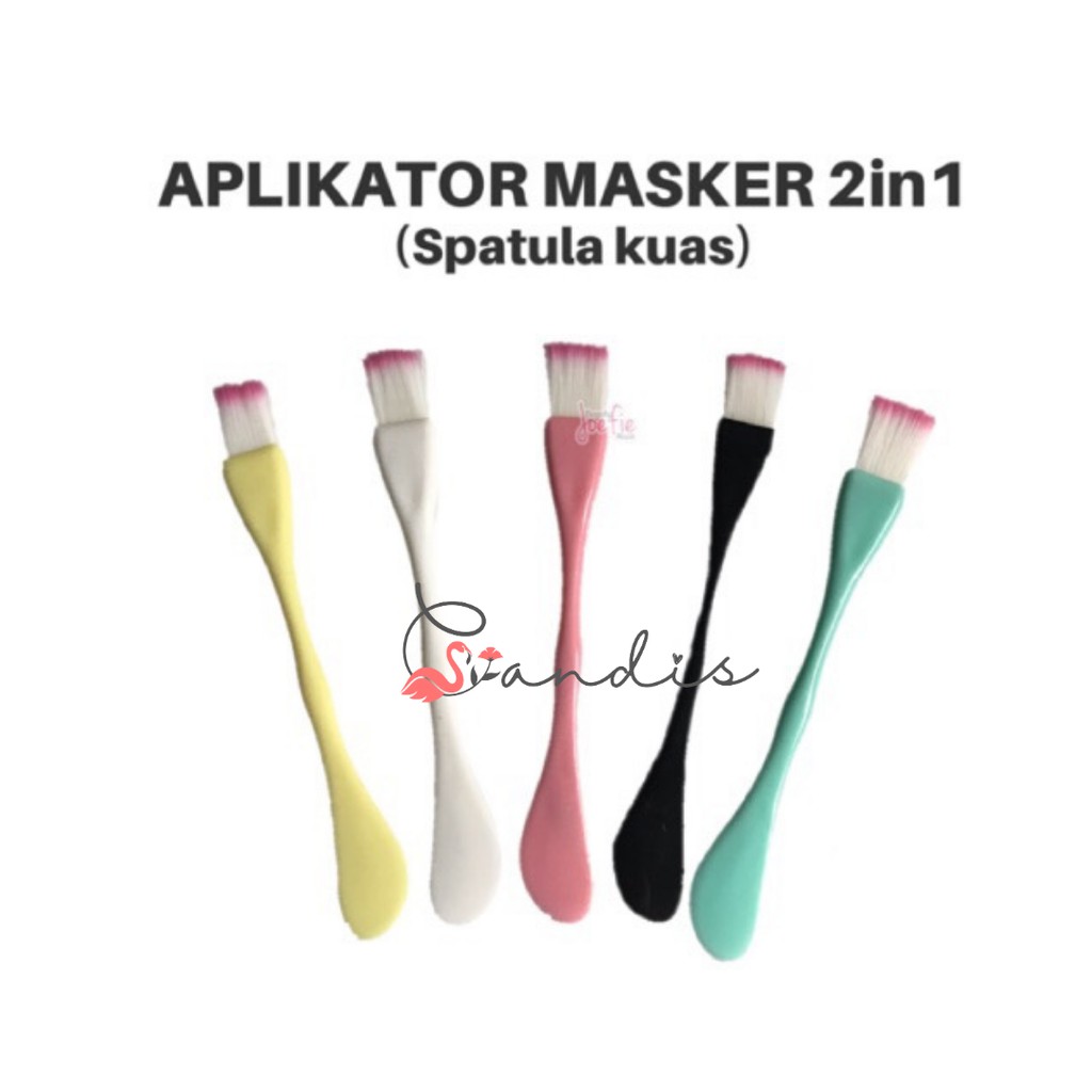 Jual TERMURAH!!! KUAS MASKER 2 IN 1 ( spatula + kuas masker ) | Shopee ...