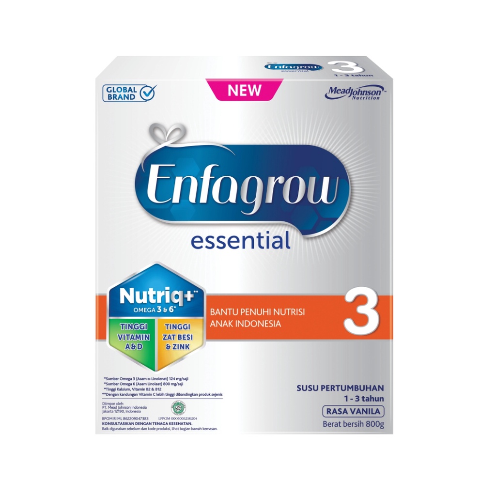 Jual Enfagrow Essential 3 800gr Susu Formula Bubuk | Shopee Indonesia