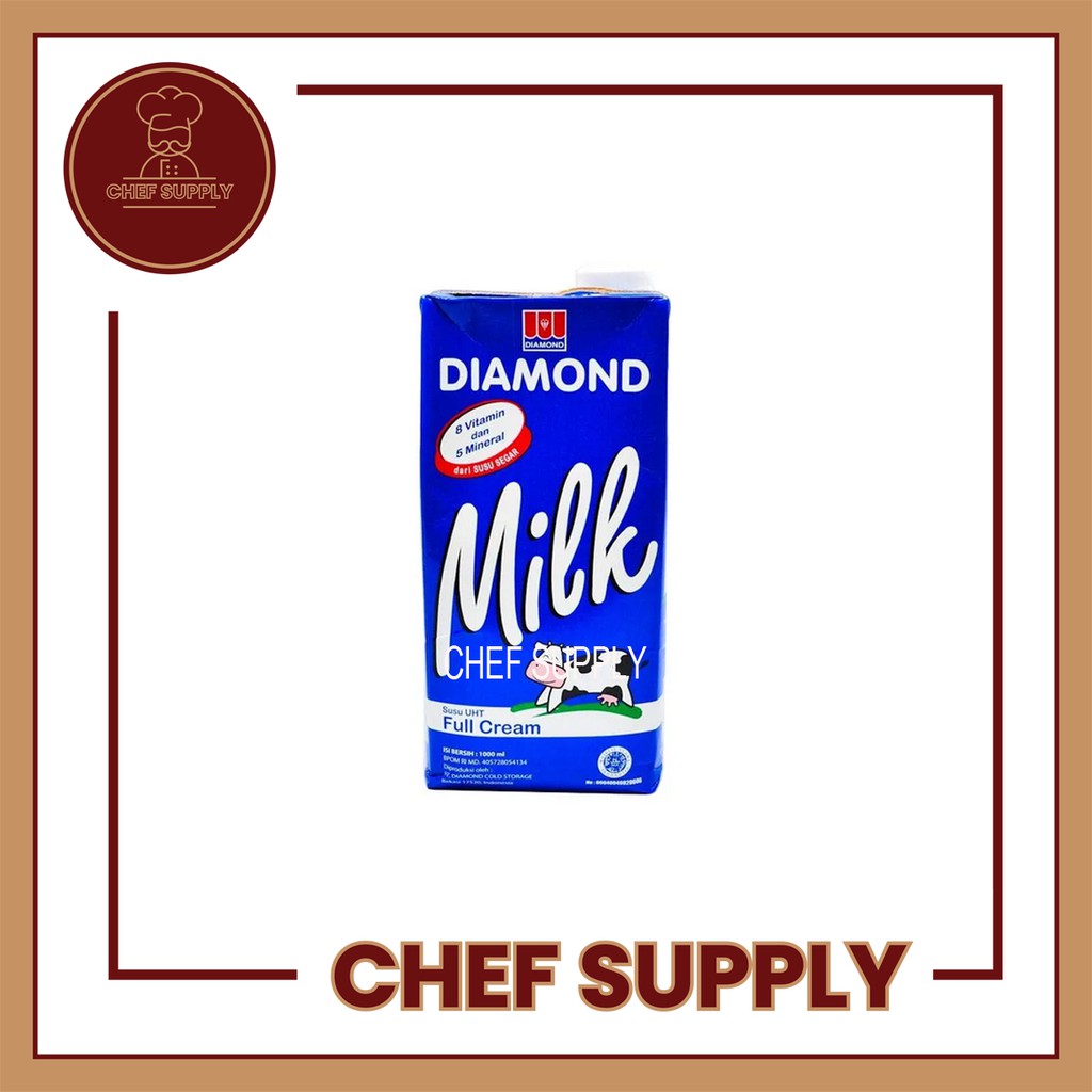 Jual CHEF SUPPLY SUSU DIAMOND UHT FULL CREAM 1L - VANILLA FLAVOUR | Shopee Indonesia