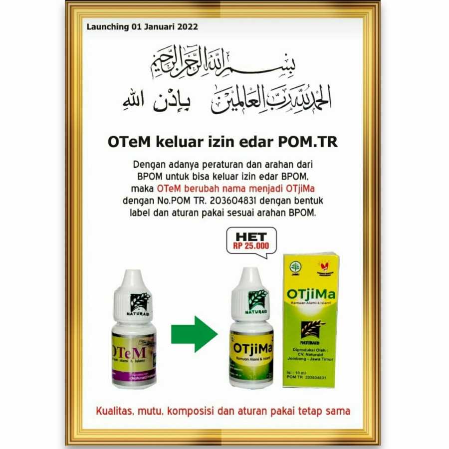 Jual OTJIMA ( OTEM ) OBAT TETES MATA HERBAL ORI - thm 10ml | Shopee ...