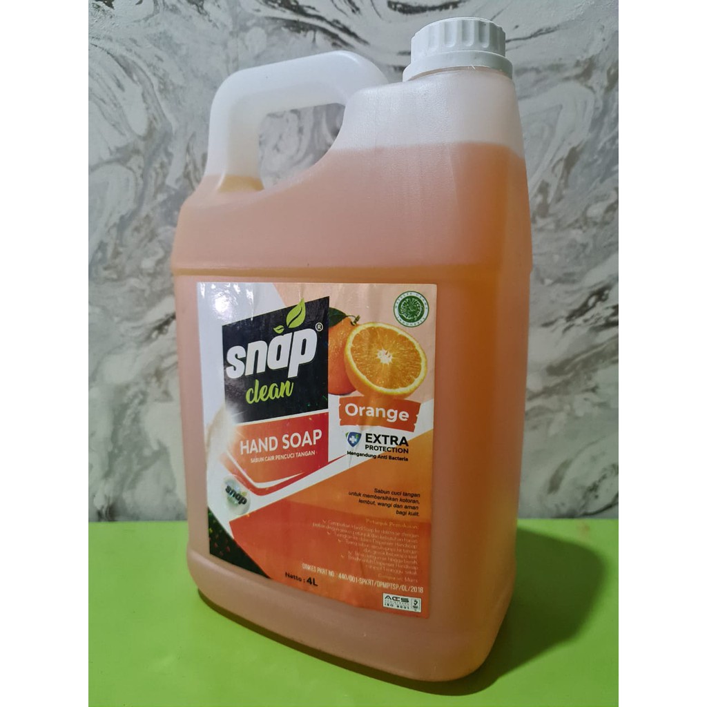Jual Snap Clean Hand Soap 4 ltr ( Sabun Cuci Tangan ) | Shopee Indonesia