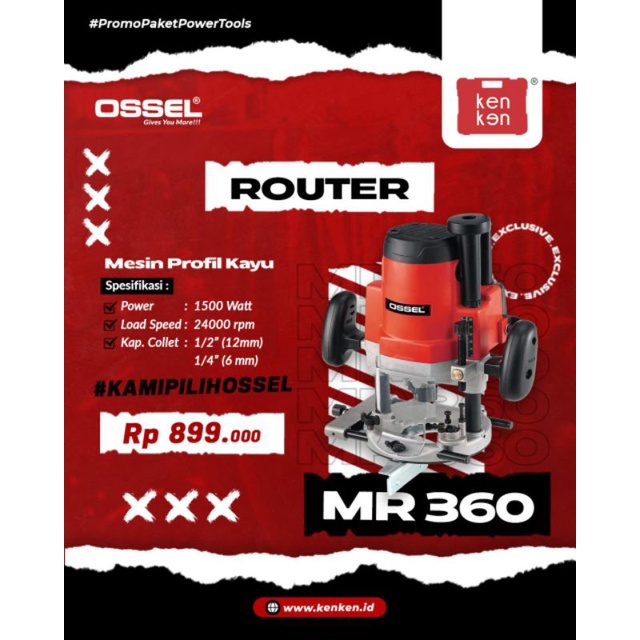 Jual Mesin ukir kayu/Router MR 360 ossel | Shopee Indonesia