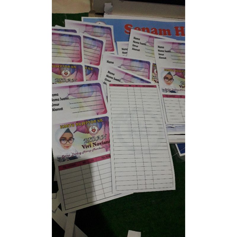 Jual kartu akseptor kb 1 pack isi 100 | Shopee Indonesia