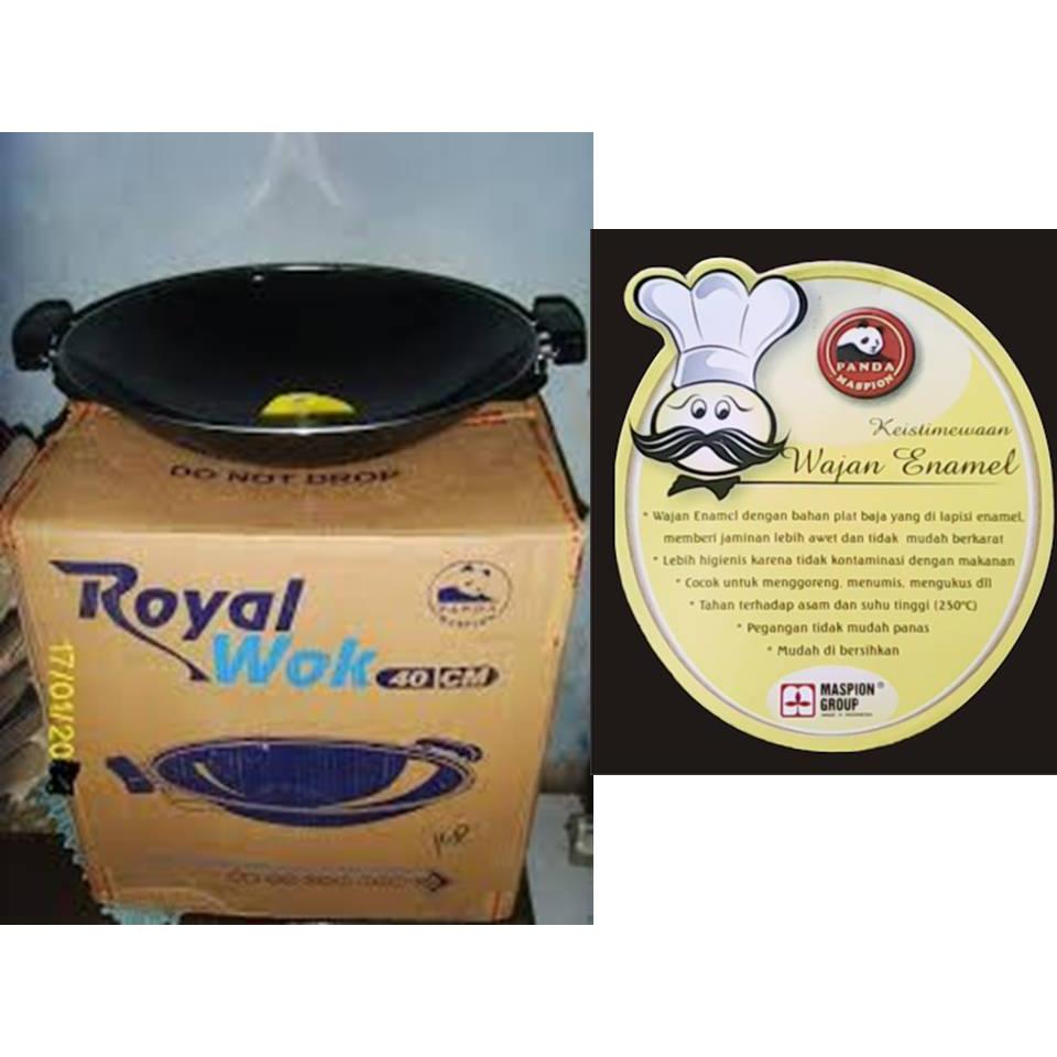 Jual WAJAN ENAMEL PANDA MASPION (D:40CM) | Shopee Indonesia