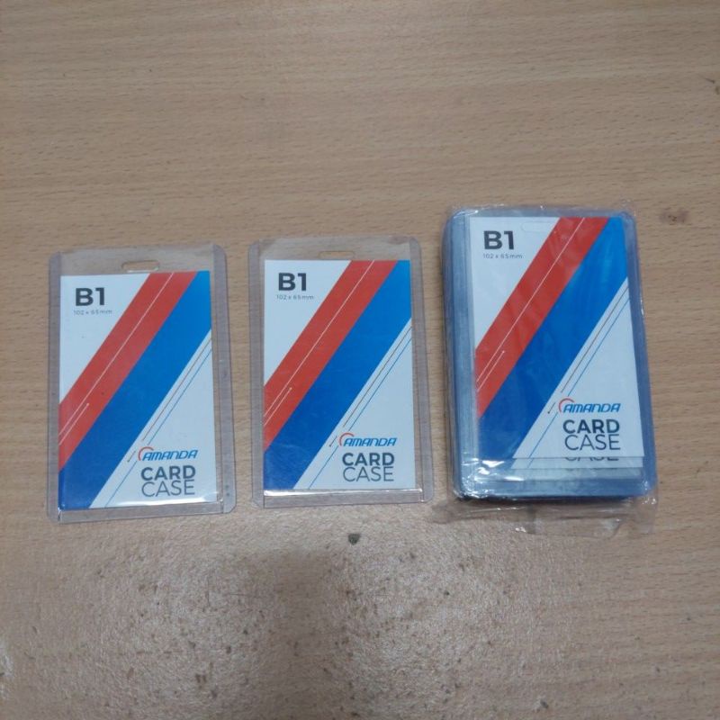 Jual Plastik ID Card B1 seukuran KTP / Card Case B1 / Name Tag B1 | Shopee Indonesia
