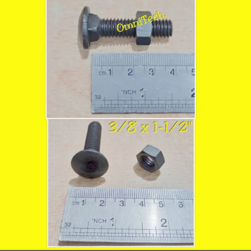 Jual Baut CB Baut Payung 3/8 x 1-1/2 Inch Inci + Mur Kunci 14 | Shopee ...