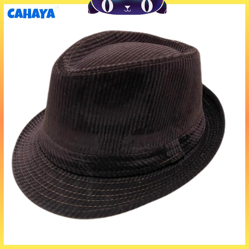 Jual Topi Fedora Tompi Jazz Pantai Bahan cordorai T45 | Shopee Indonesia