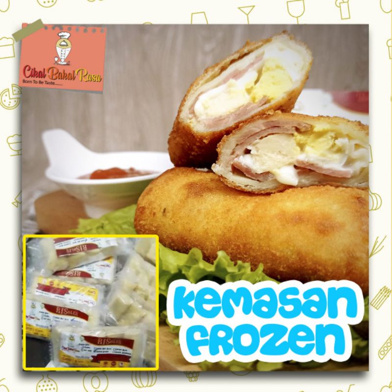 Jual FROZEN RISOL RISOLES SMOKED BEEF CHEESE MAYO MAYONAISE ...