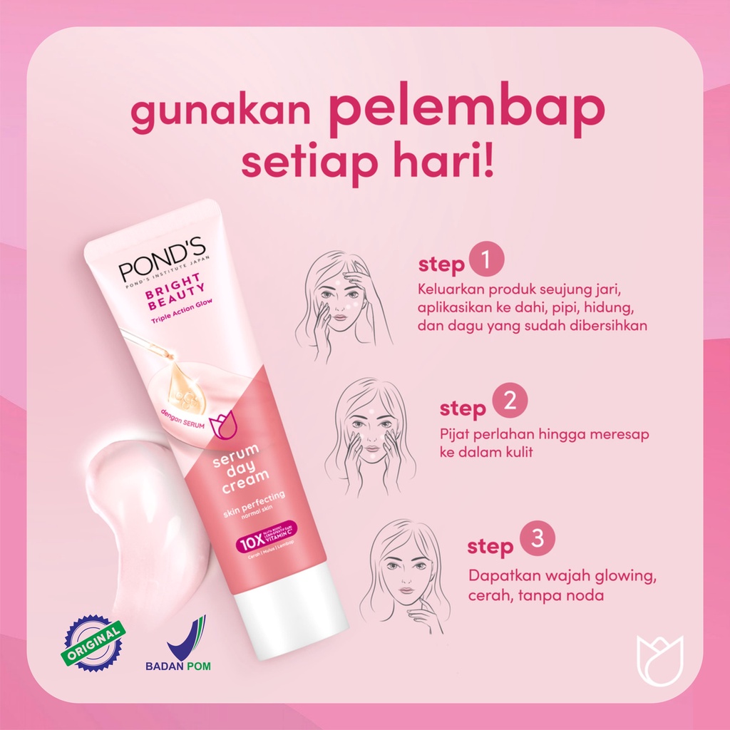 Jual Ponds Bright Beauty Serum Facial Foam Sabun Muka With Hyaluronic ...