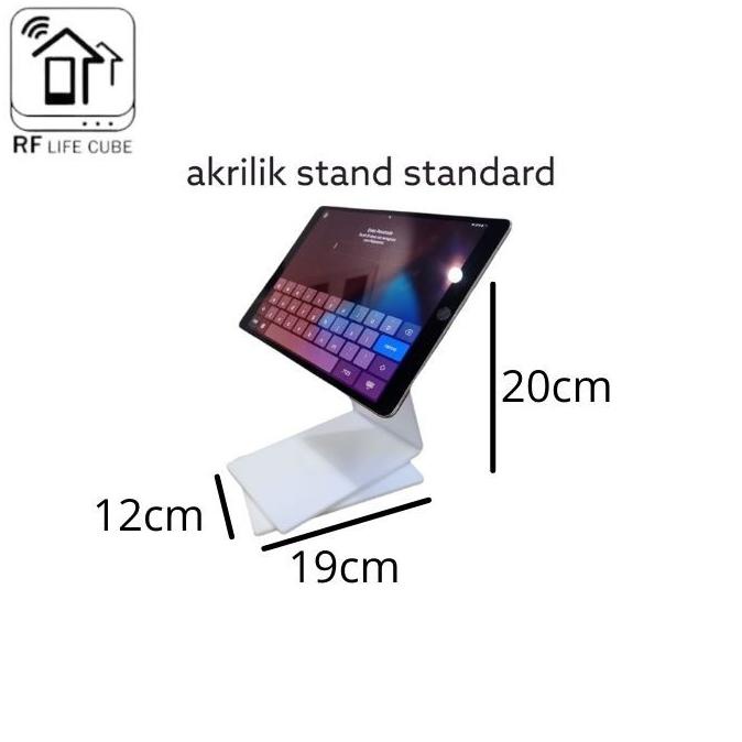 Jual Acryllic Tablet Stand Akrillik dudukan tablet kasir 360 (moka POS ...