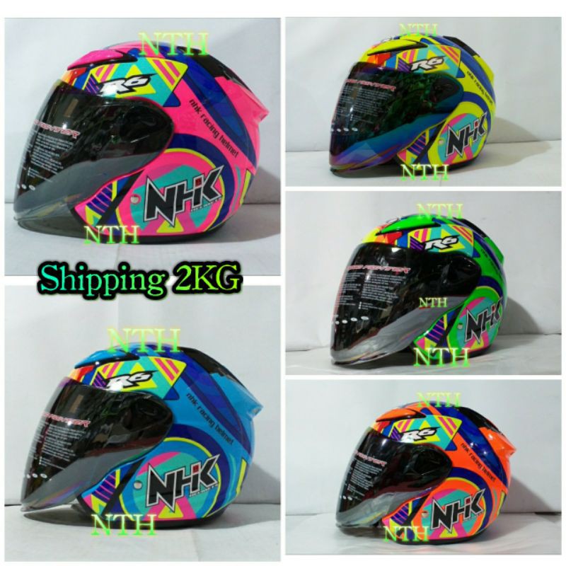 Jual Helm NHK R6 Pigment Special Edition dan rainbow visor original ...