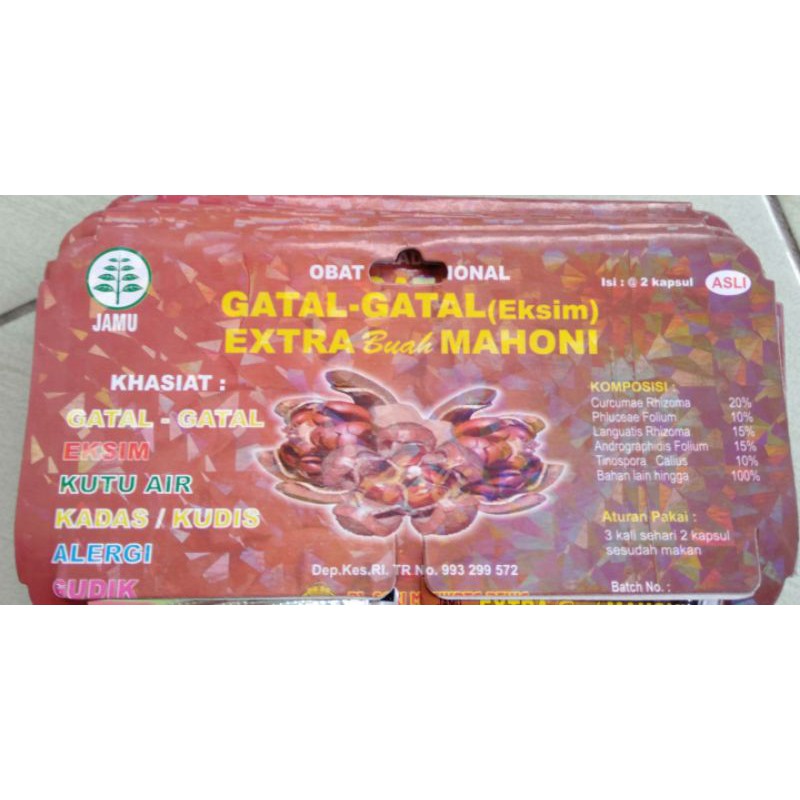 Jual Obat Gatal-gatal tradisional EXTRA BUAH MAHONI | Shopee Indonesia