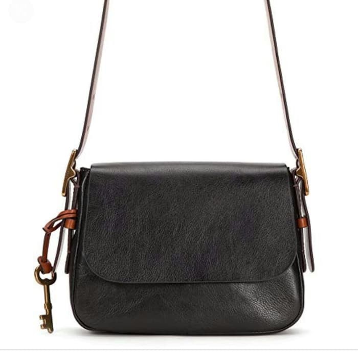 Jual Tas Fossil harper small black. Tas selempang wanita original ...