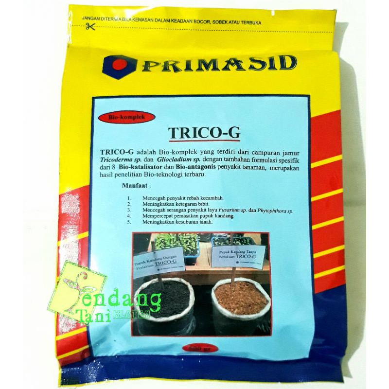 Jual TRICO G Bio Pestisida Organik Hayati Tricoderma Pencegah Layu ...
