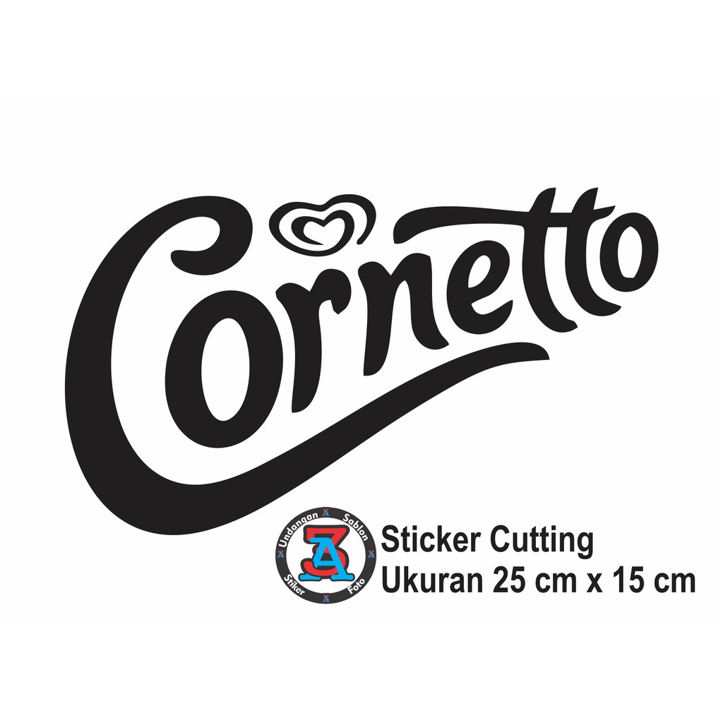 Jual Sticker motor Cutting Sticker Cornetto Holo / Reflektif 2 Sticker ...